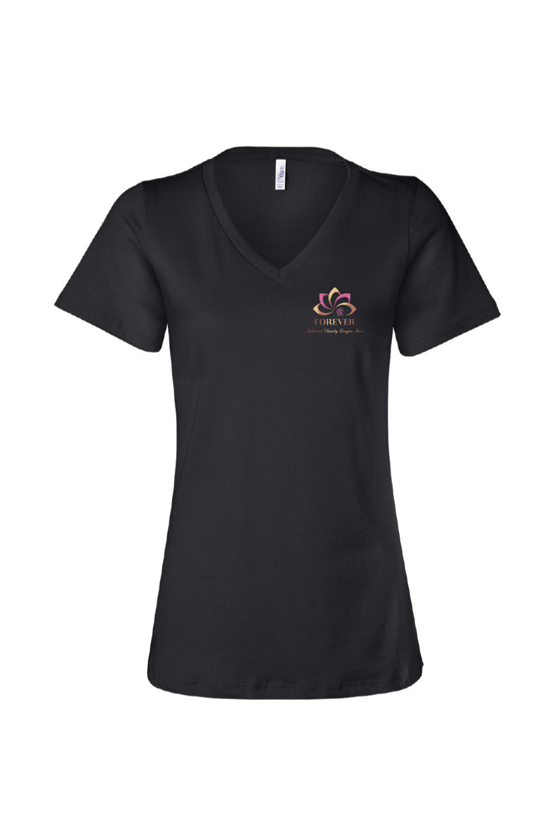 Forever NCL Lotus V-Neck T-Shirt – Shop NCL